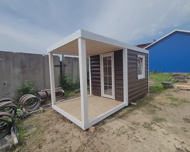 Садовый домик 4,50*2,00 (веранда 2,00*2,00)