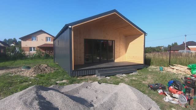 БарнХаус 57м2(9,50*6,00) Калининградская область. п.Донское.