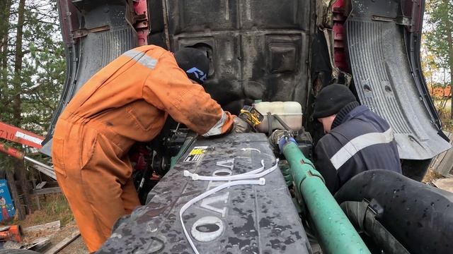 С Андрюхой устраняем неполадки проблема Вольво fh16