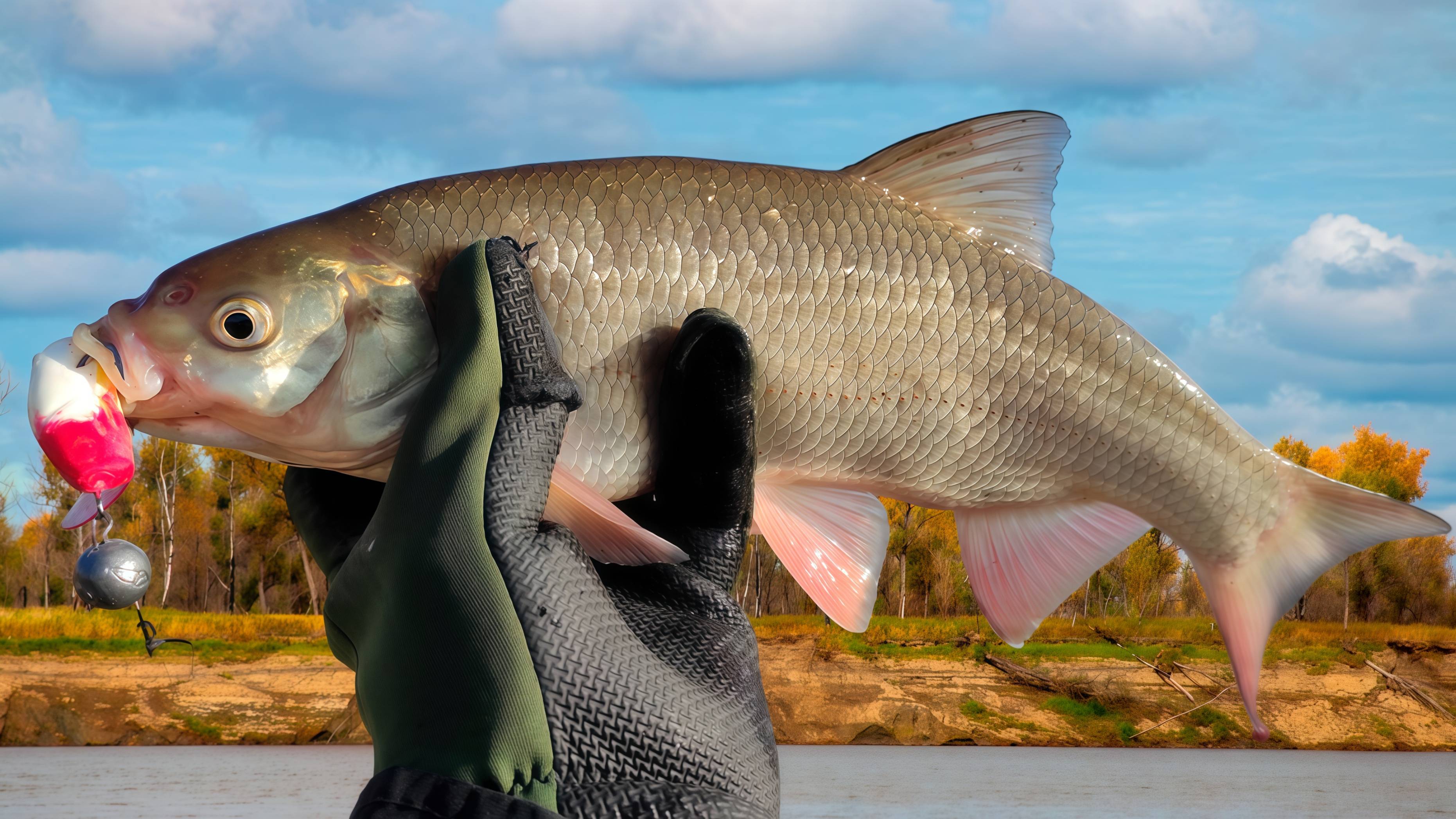 Ловля ЯЗЯ на спиннинг осенью.