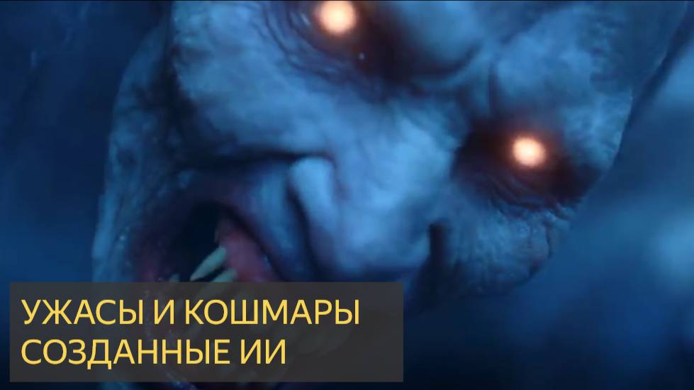 Ужасы и кошмары созданные ИИ