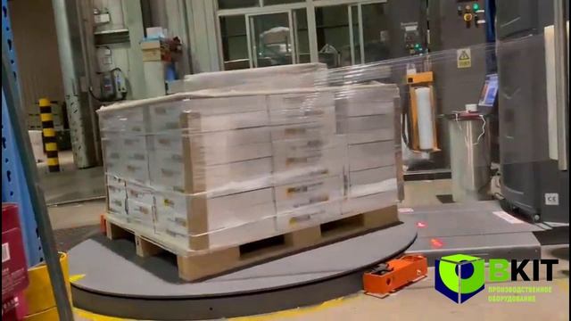 Автомат-обмотчик паллет с с функцией жгутирования плёнки Х100
