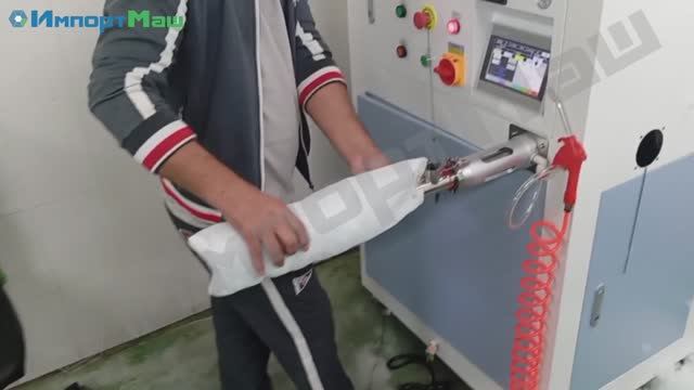 Установка автоматической машины для набивки пухом KN-1M2B в г. Истра (18.10.2025)