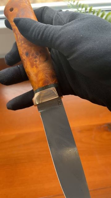 Такой Пескарь всем рыбам нравится: стабилизированный кап тополя, мокуме, ZDI-1016