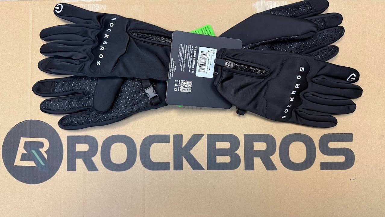Утеплённые перчатки для сенсорных экранов Rockbros (1641003300)