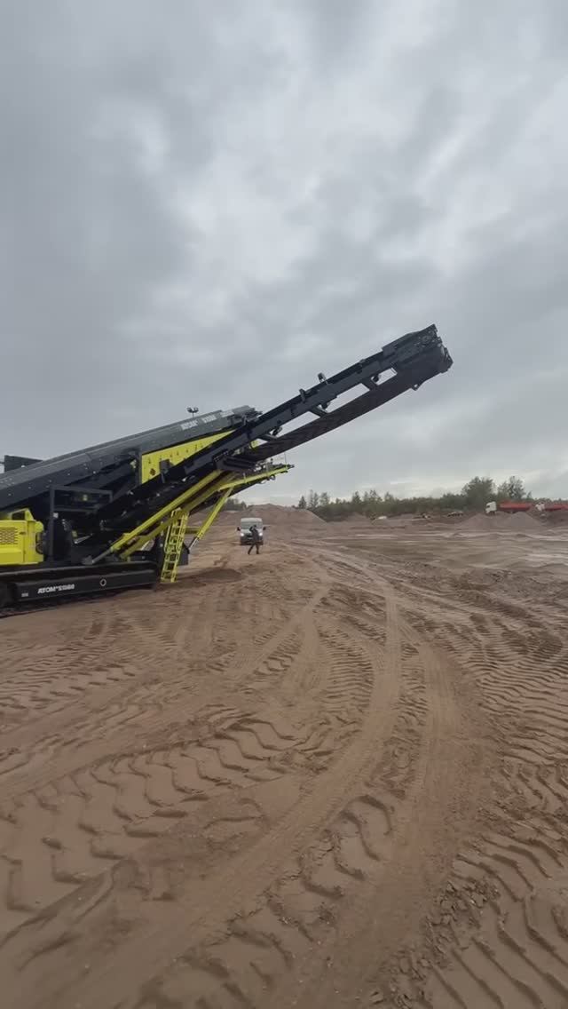 Грохот АТОМ S1560 — обучение и ввод в эксплуатацию от сервисной службы «Карьерного Клуба»