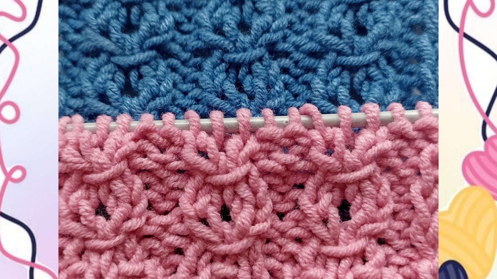 Оригинальные дорожки спицами.Вяжем красивые и простые узоры.