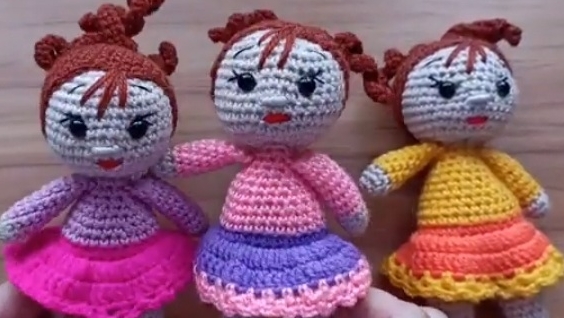 Куколка крючком. ч.3.Голова , паричок.