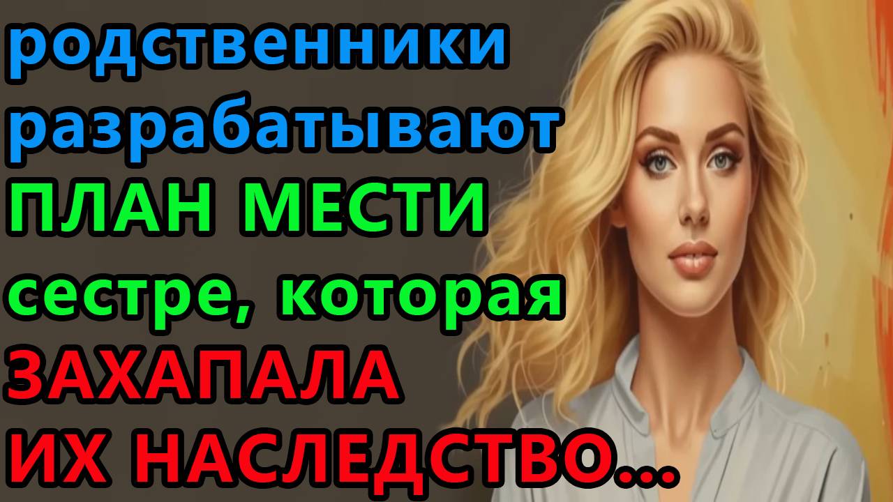 Истории из жизни. Родственники разрабатывают план мести сестре, которая захапала их Аудио рассказы