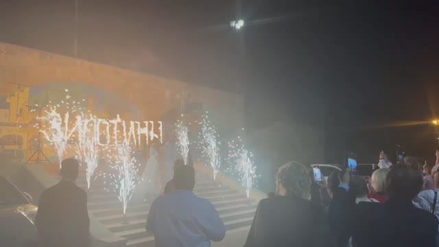 Свадебный фейерверк в Коломне.