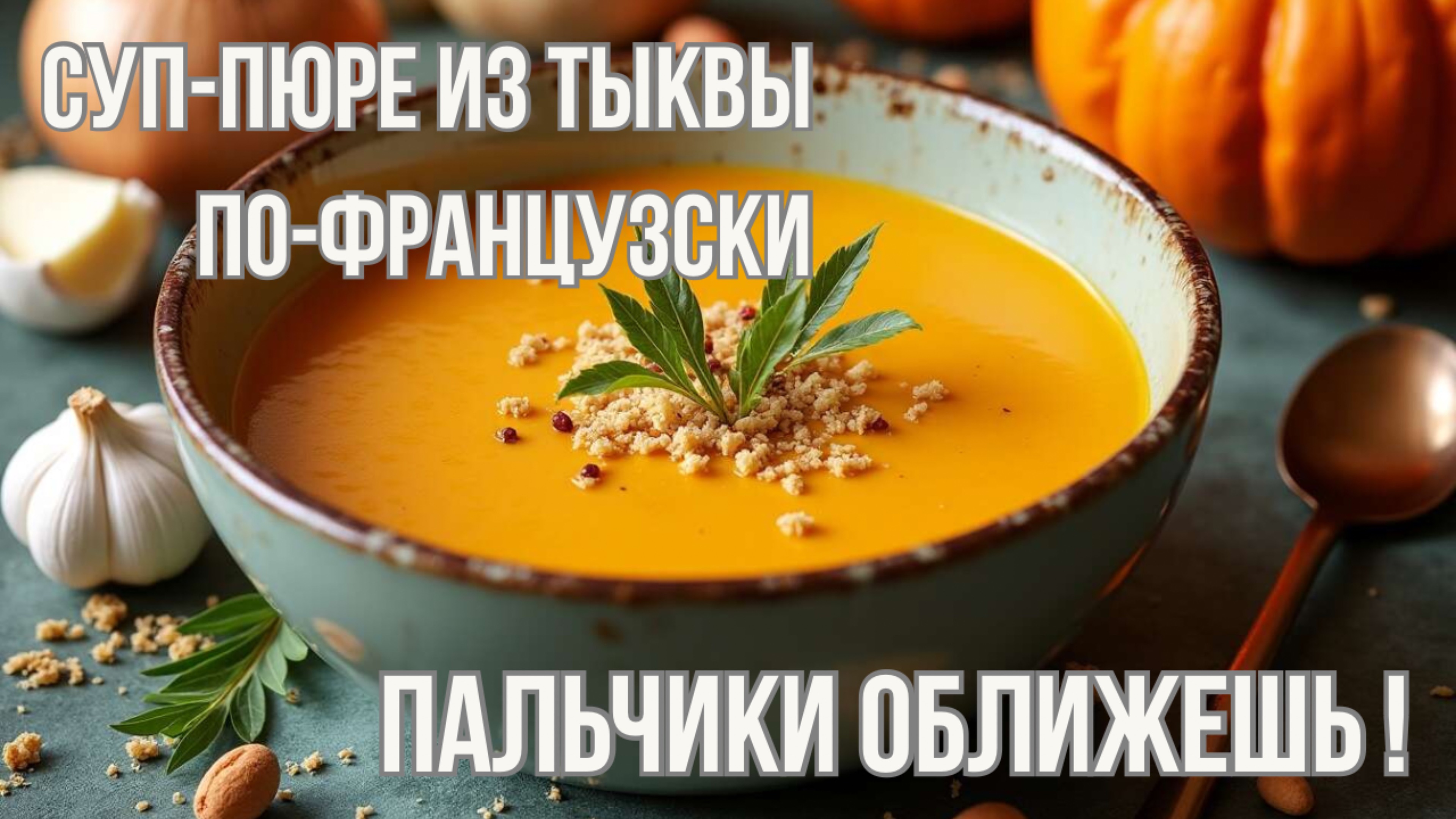 Как французы готовят суп из тыквы