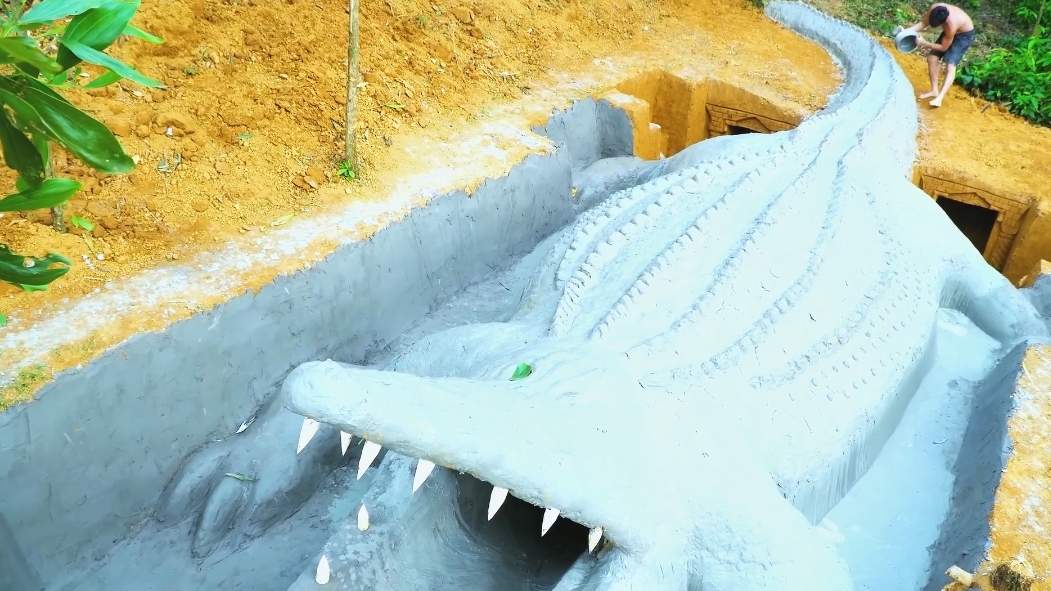 Бассейн для крокодилов.