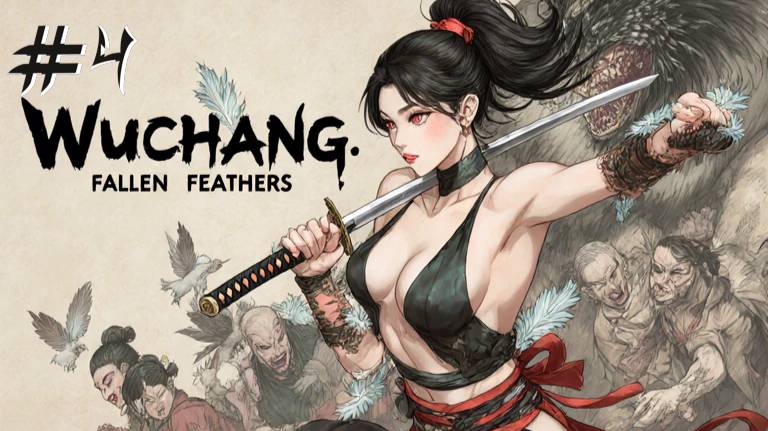 Прохождение Wuchang: Fallen Feathers: Встреча с Рассказчиком, Панда-торгаш #4 4k 120fps