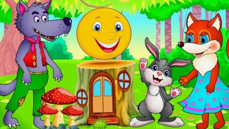 СКАЗКИ ДЛЯ МАЛЫШЕЙ КОЛОБОК, МАША И МЕДВЕДЬ, ВОЛК И СЕМЕРО КОЗЛЯТ - СКАЗКИ НА НОЧЬ ПЕРЕД СНОМ