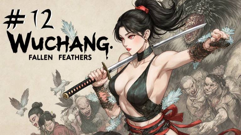 Прохождение Wuchang:Fallen Feathers: Пробираемся по улочкам Снежной крепости до Невесты #12 4k120fps