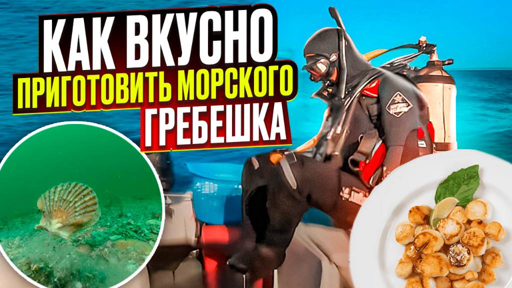 Достать и приготовить Морского гребешка