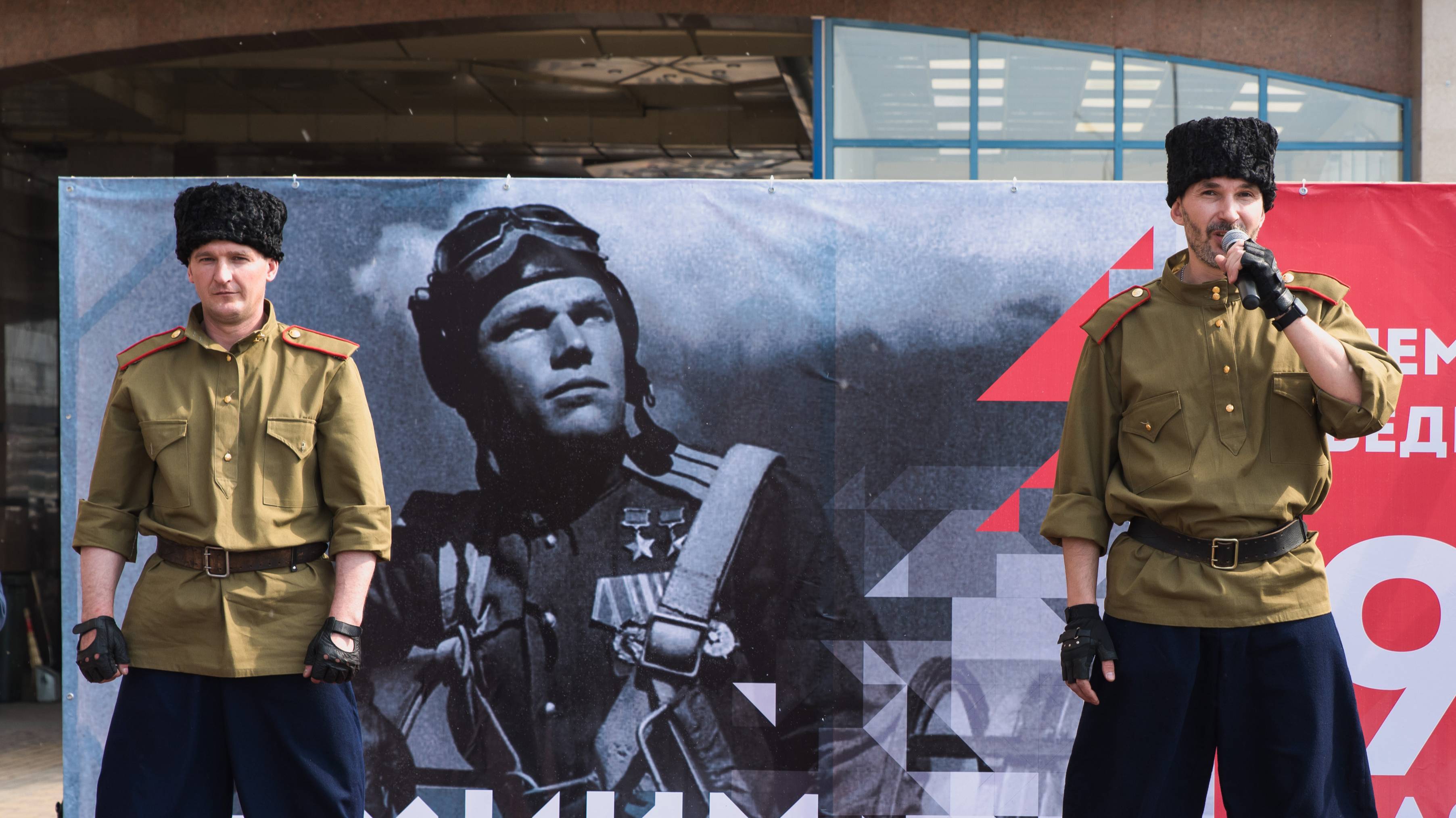 Экстремальное шоу казаков.