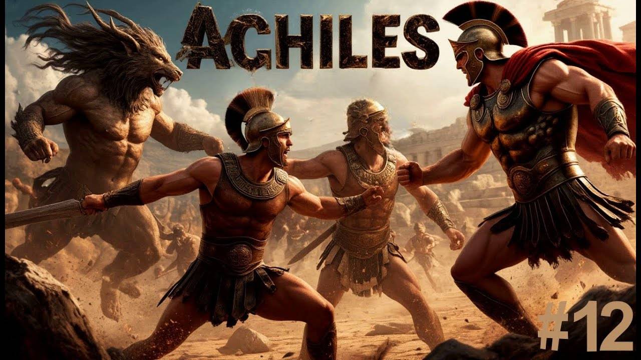 Прохождение Achilles: Legends Untold: Сражение с боссом Тидей #12 4k 120fps