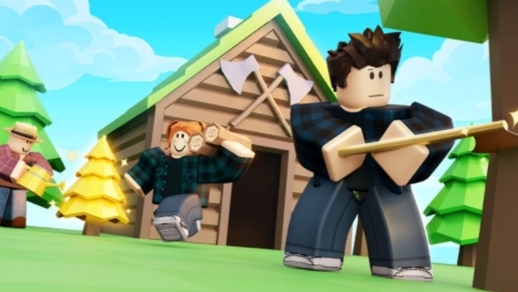😱Стал лесорубом в режиме Дерево! [Roblox]