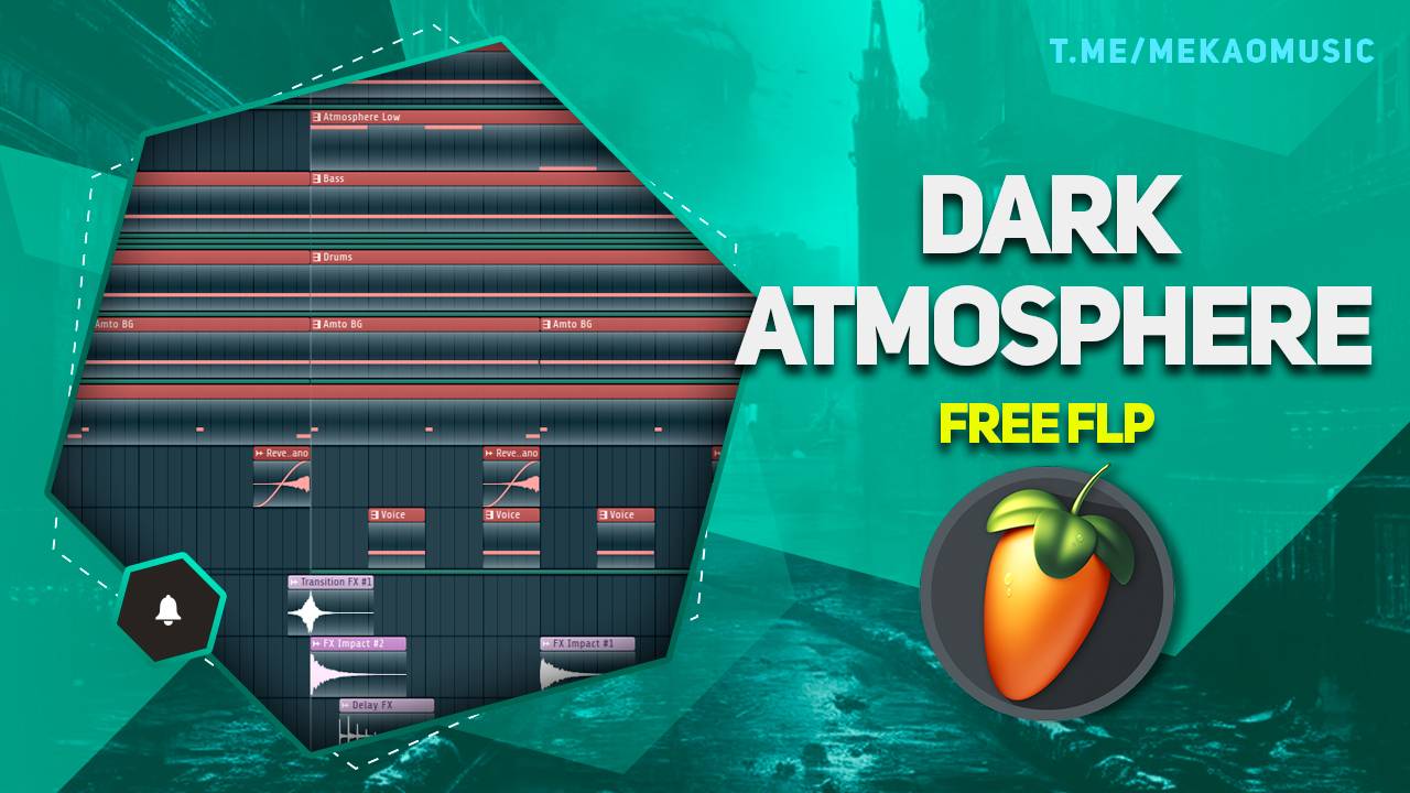 Трек в стиле Dark Ambient in FL Studio 24 (+Free FLP/Бесплатный ФЛП) #freeflp #flstudio #ambient