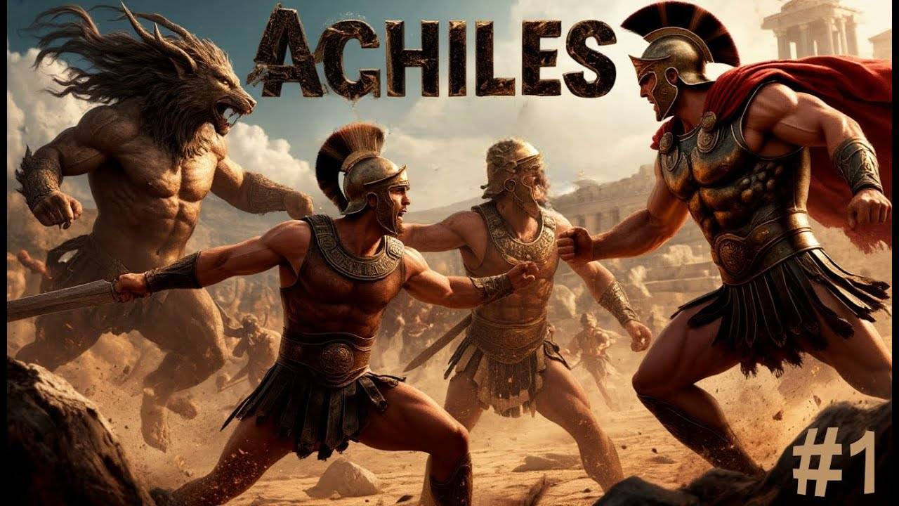 Прохождение Achilles: Legends Untold: Осада Трои, падение в бездну #1 4k 120fps