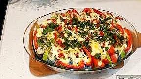 Скумбрия с овощами,вкусно,полезно и диетично!