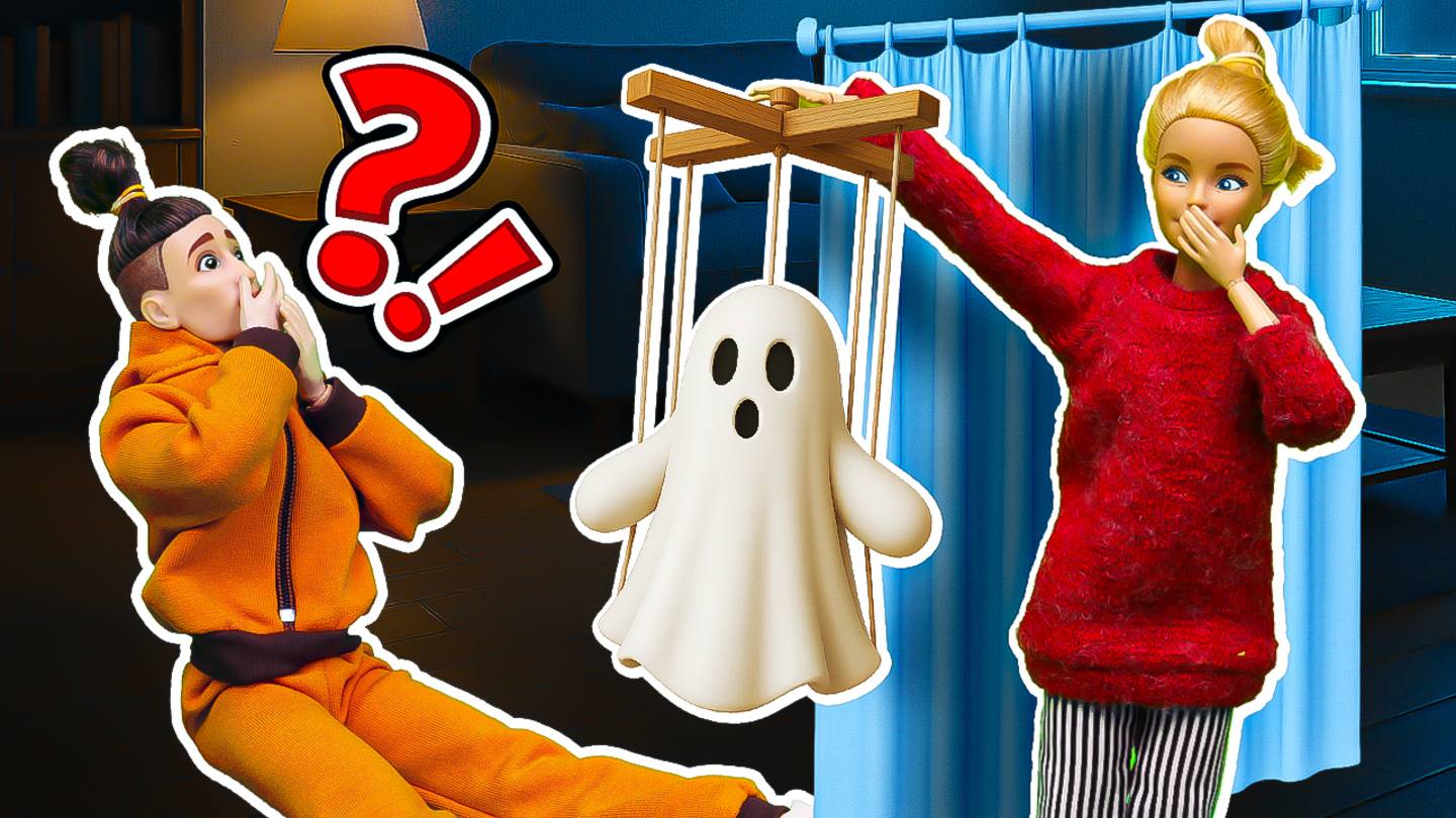 Девочки-призраки ПУГАЮТ Кена и Стивена в замке! 👻🏰