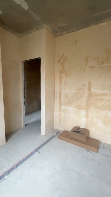 Возведение перегородок и механизированная штукатурка стен в квартире 45 м² (ЖК Настоящее)