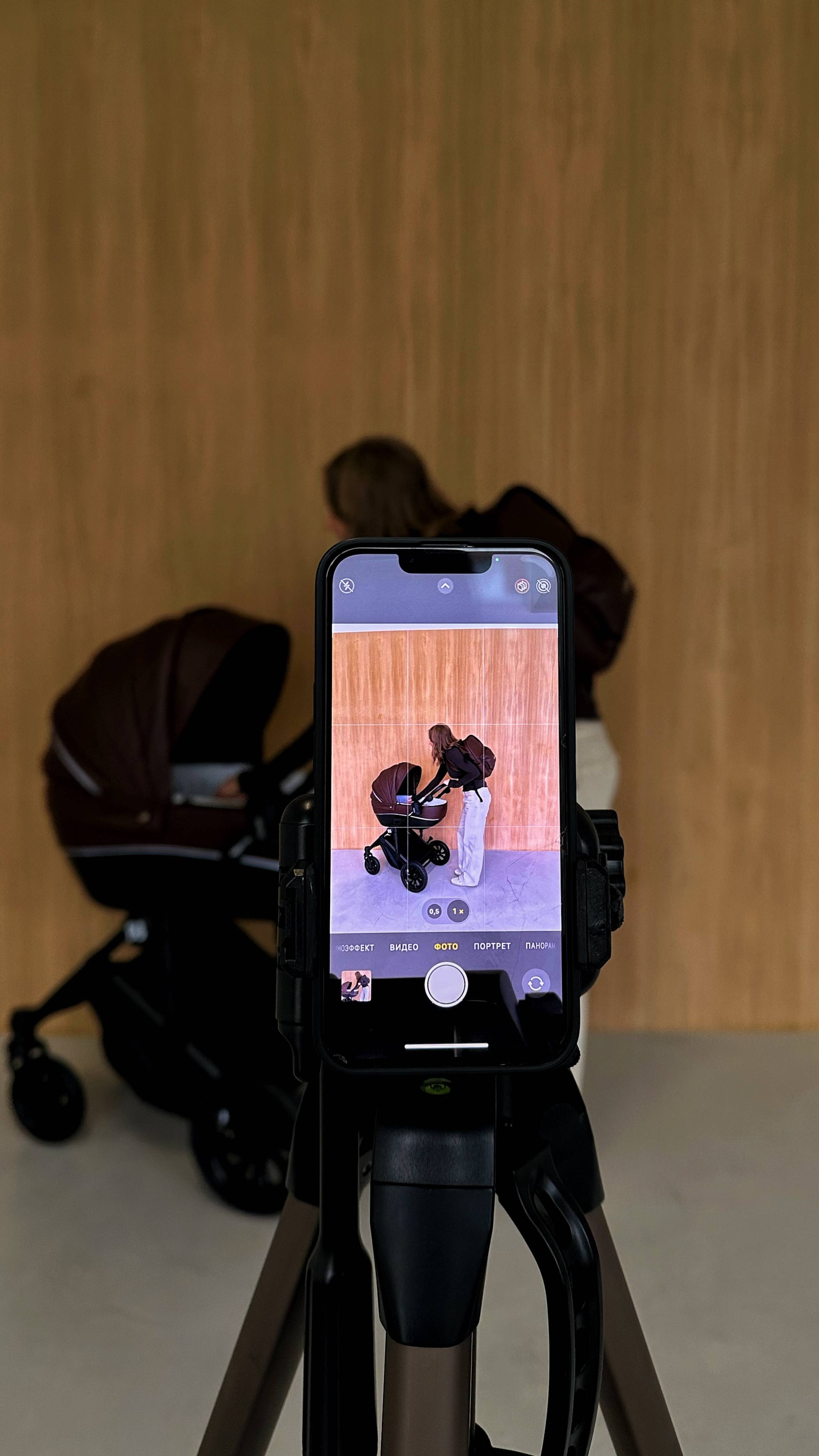 Коляска для новорожденных Farfello Molly Trio в трендовом шоколадном оттенке 🤎 #коляска3в1