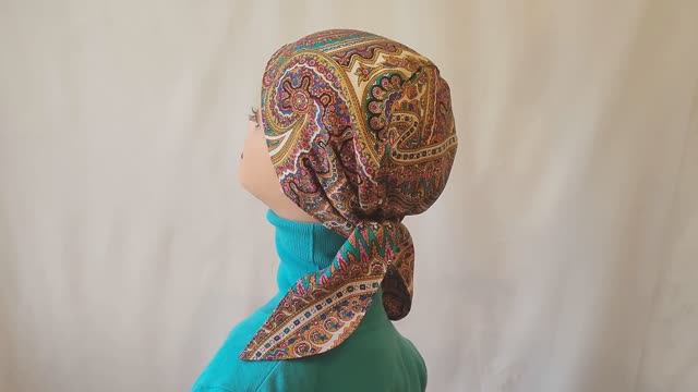 Бандана с отложными лямками Шерсть 100%