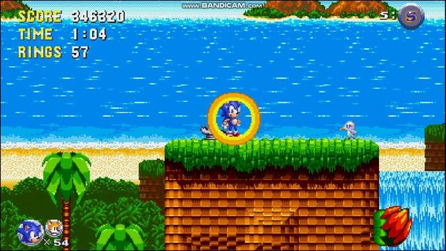 Играю в Sonic trible troble 16bit (часть супер соник и тейлз)