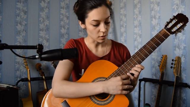 1. Дистанционное обучение ДШИ, упражнение "Маленький, да удаленький" для левой руки гитариста