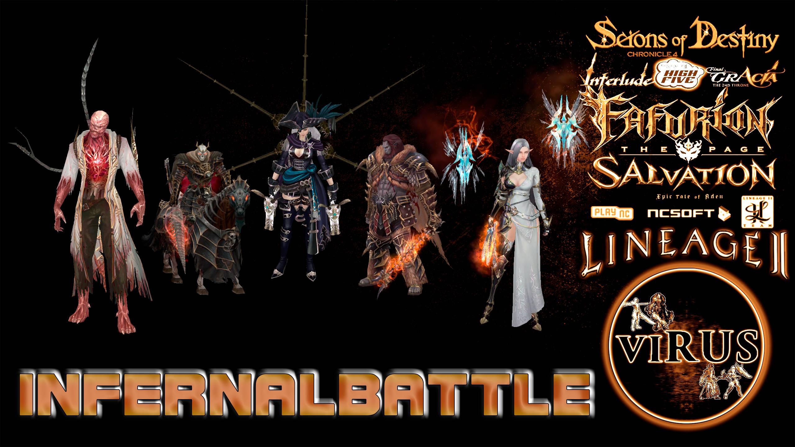 Five New Monsters for the www.InfernalBattle.Com server. LINEAGE II-Interlude ◄√i®uS►