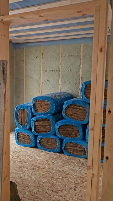 #16 Утепление стен и потолка каркасного дома.