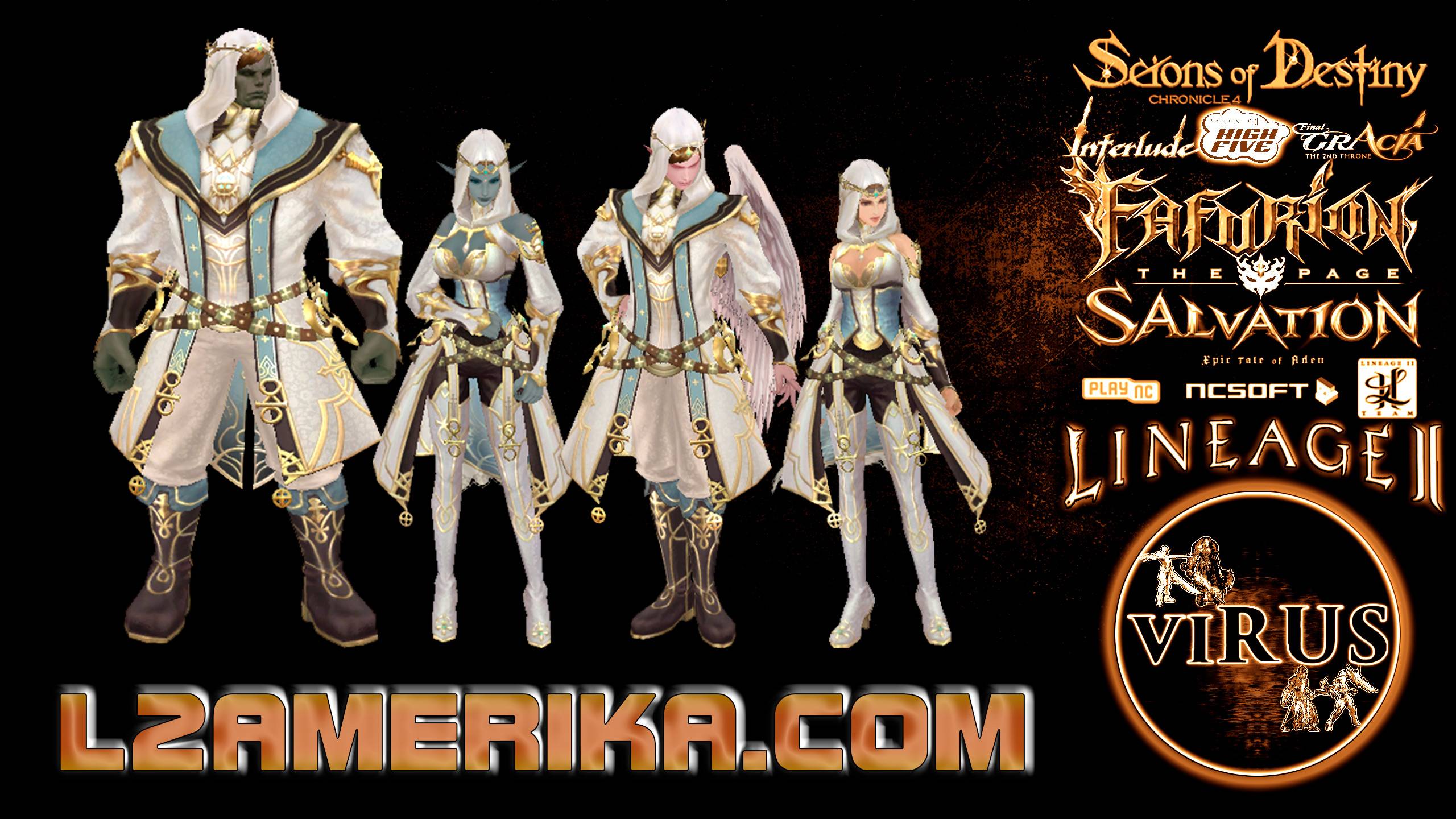 New Suit 009 for the www.L2Amerika.Com server. LINEAGE II-High Five ◄√i®uS►