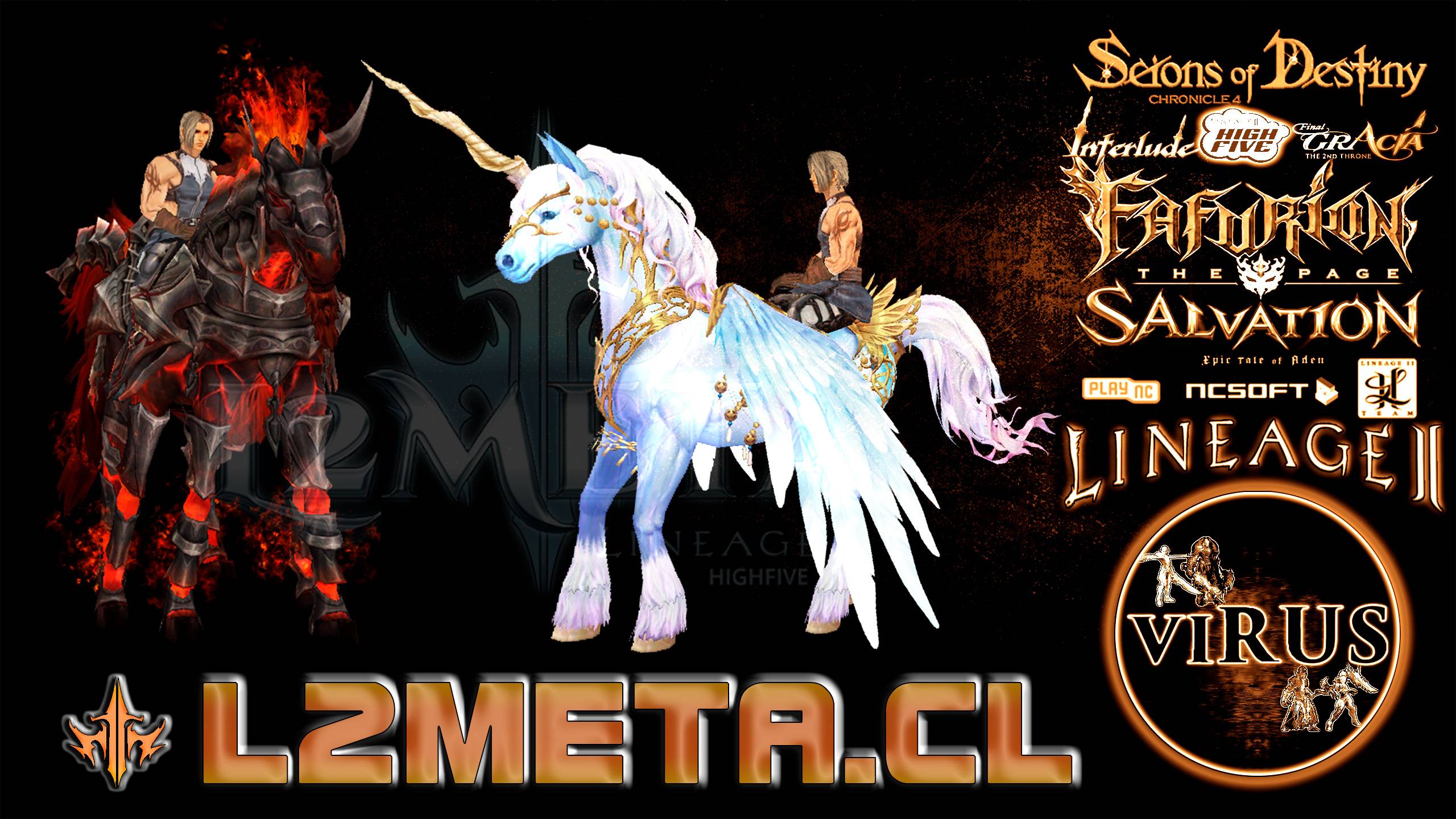 Two new Mounts for the www.L2Meta.Cl server. Lineage II-High Five ◄√i®uS►