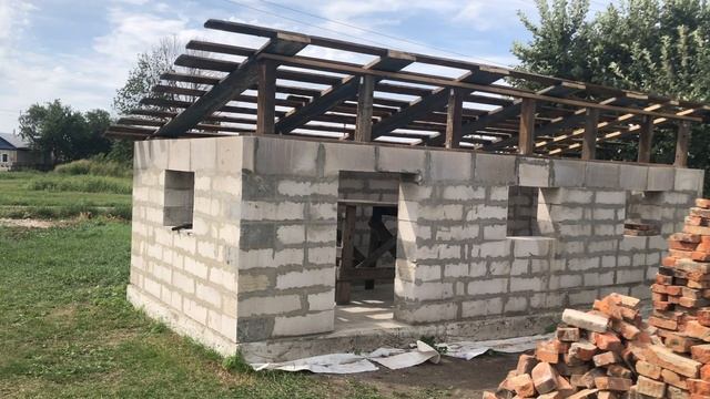 Как мы строили сарай