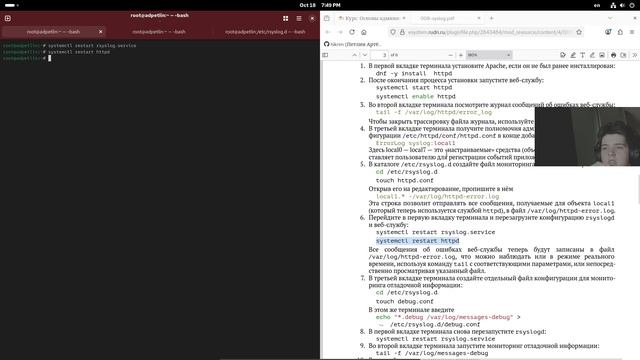Выполнение лабораторной работы №7