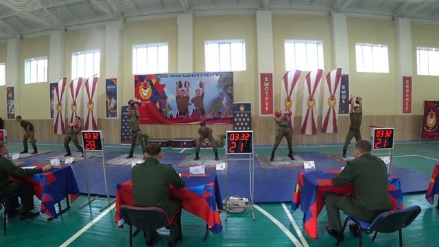 Длинный цикл до 75 кг Чемпионат ВС РФ по гиревому спорту