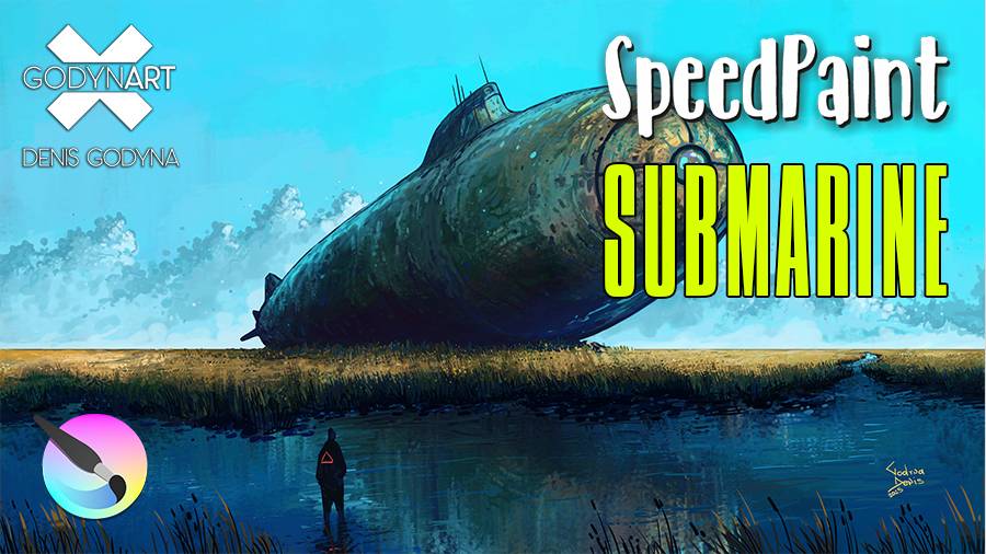 Krita: Субмарина и степи