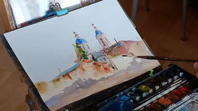 Архитектурный пейзаж. Мастер-класс Сергея Алдушкина.