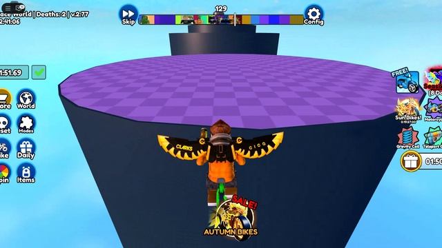 Roblox |Обби, но ты на велосипеде| (Race)