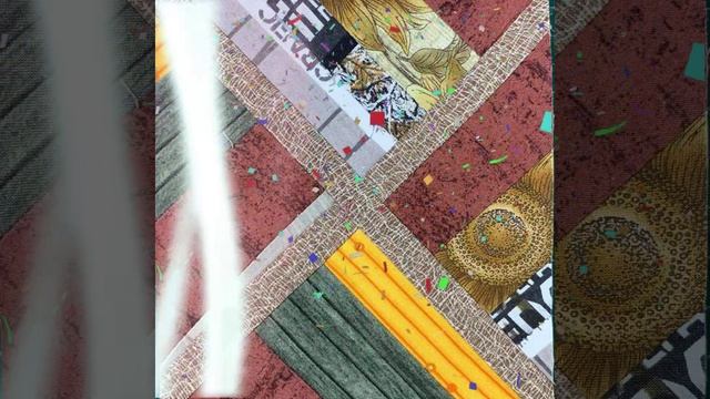 Лоскутный блок «Два в одном». Скрап.