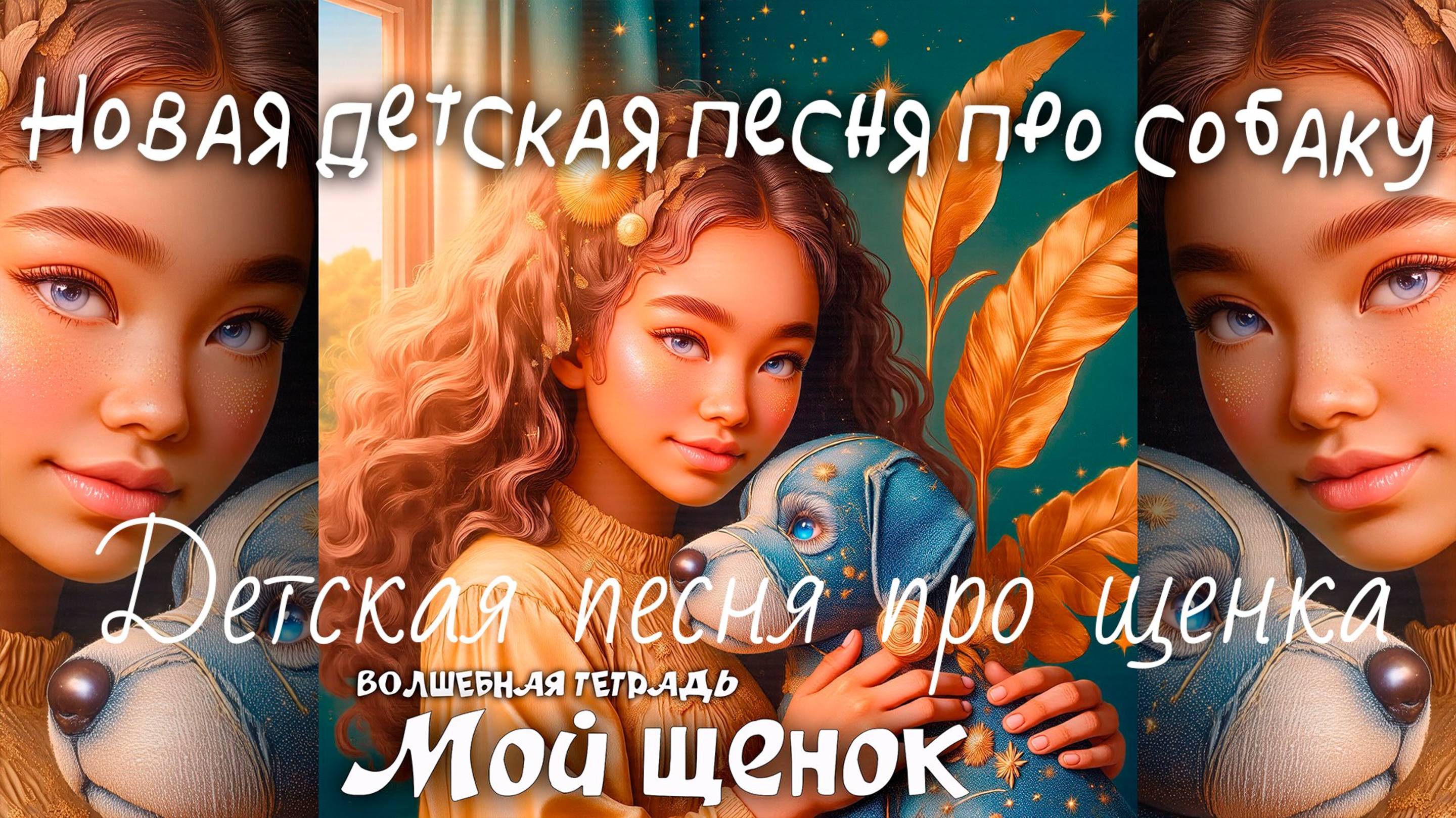 Волшебная тетрадь. МОЙ ЩЕНОК. Новая детская песня про любимого щенка. Песня про собаку.