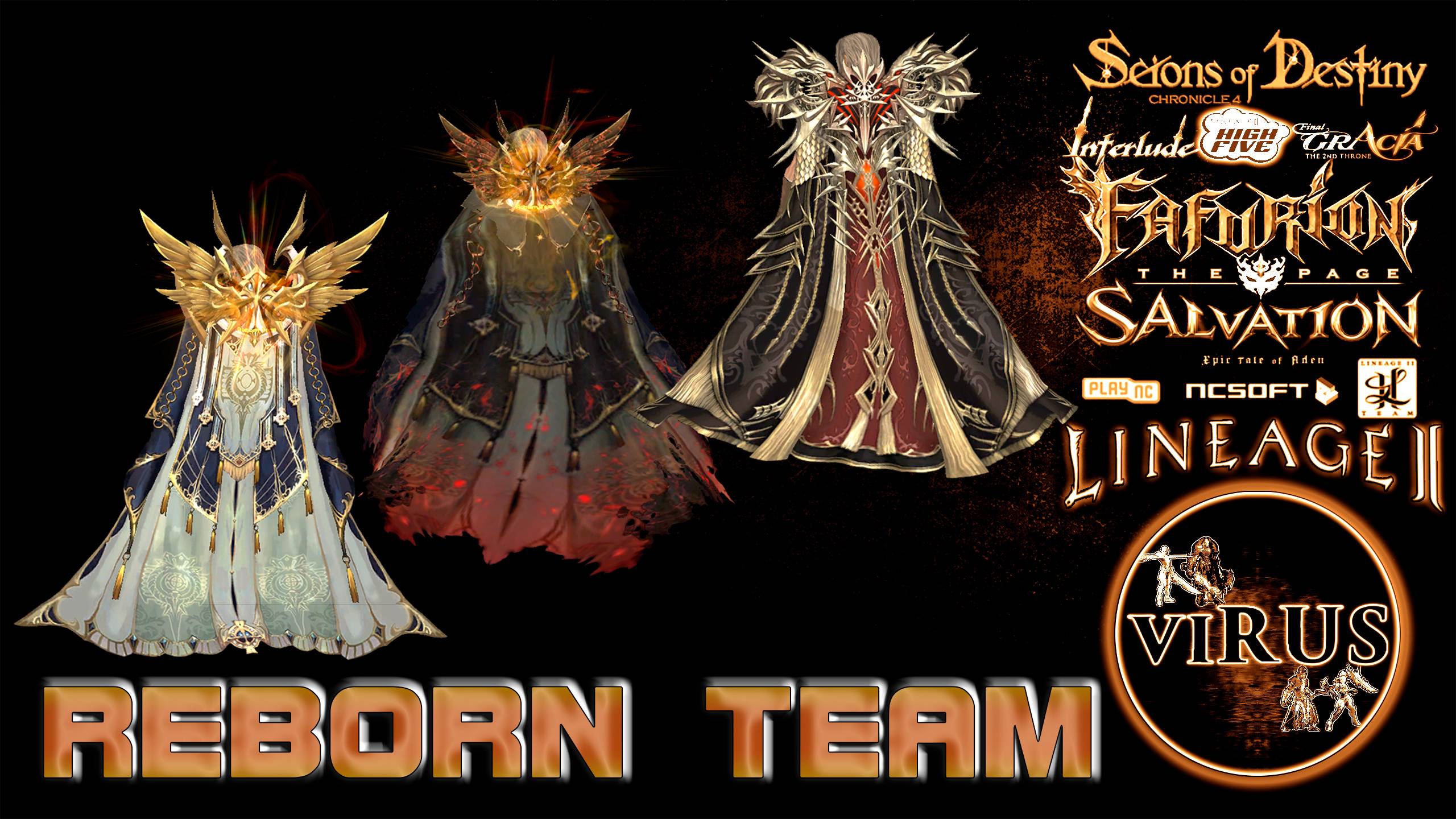 Three new Improved Cloaks for Reborn Team servers. LINEAGE II-Grand Crusade ◄√i®uS►