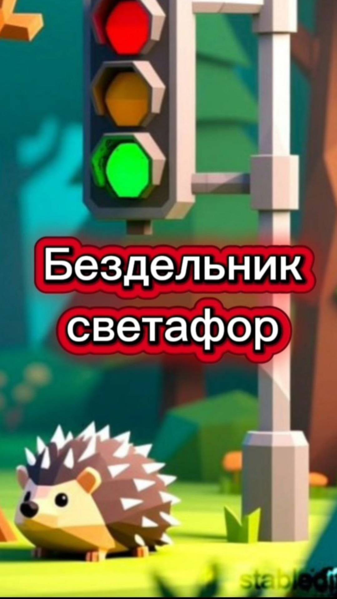 Очень нравиться это стихотворение Сергея Михалкова "Бездельник светофор".