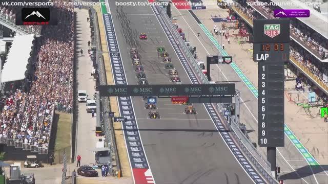 Повтор аварийного старта Спринт Гонка - Остин 2025
