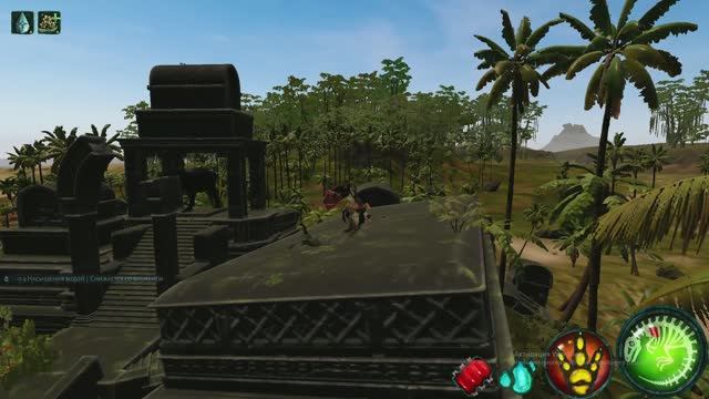 Beasts of Bermuda Выживание и бои (ютараптор часть 2).