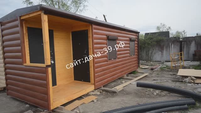 Дачный домик вагончик 7.00* 2.45 с верандой