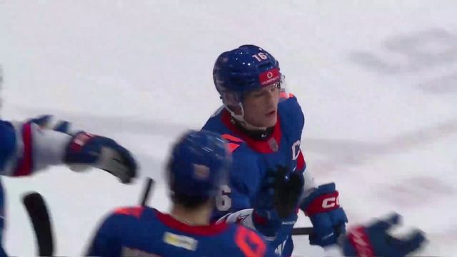 Капитан команды СКА1946 Иван Корнилов забивает Динамо СПб